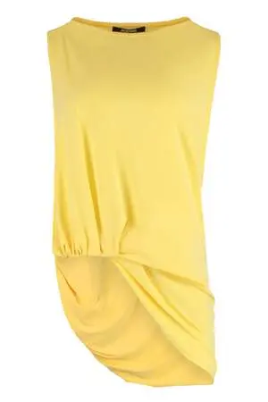 Jacquemus Square Neck Cut-out Side Top