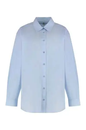 TOTEME Cotton Long-sleeve Button-front Shirt