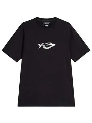 Y3 Logo Long Sleeve T-shirt - Black