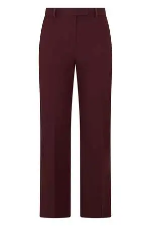 Max Mara Straight-leg High-waist Trousers - Brown