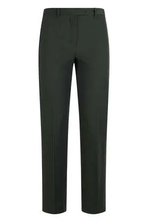 Max Mara Straight Pants With Elasticized Waist - Black