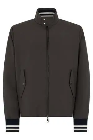 Moncler Reversible Padded Bomber Jacket With Ribbed Trim - Turtledove