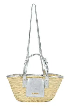 Jacquemus Woven Shoulder Handbag 23-39 Cm Wide, 12 Cm Deep, 45 Cm Handle, 109 Cm Strap - Beige