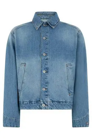 Jacquemus Classic Cotton Jacket With Button-front & Chest Pockets - Denim