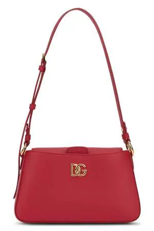 Dolce & Gabbana Dolce Phone Shoulder Handbag In Calfskin Leather - Red