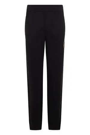 Moncler Sport Pants In Cotton - Black