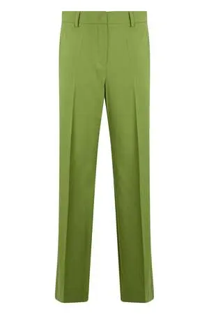 Max Mara Straight-cut Virgin Wool Trousers