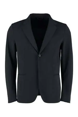 THE ALPHABET The Single-breasted Two-button Jacket - Black