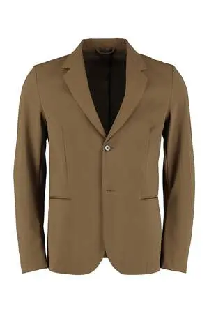 THE ALPHABET The Single-breasted Two-button Jacket - Brown