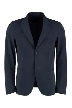 THE ALPHABET The Single-breasted Two-button Jacket - Blue