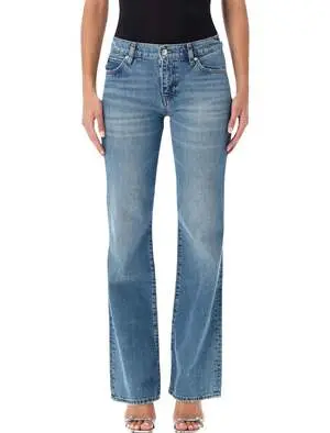 FRAME High-rise Straight-leg Jeans