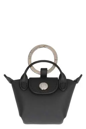 Longchamp Le Pliage Xtra Mini Key Ring Accessory - Black
