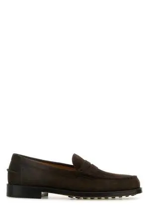 TOD`S Suede Loafers - Brown