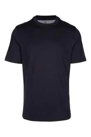 Brunello Cucinelli Crewneck T-shirt - Navy