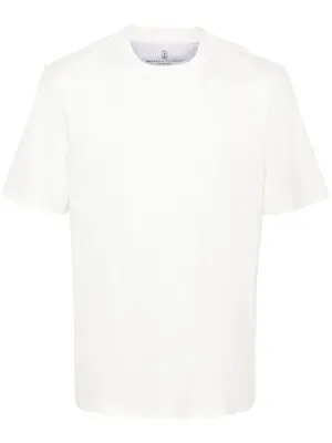 Brunello Cucinelli Crewneck T-shirt - Offwhite