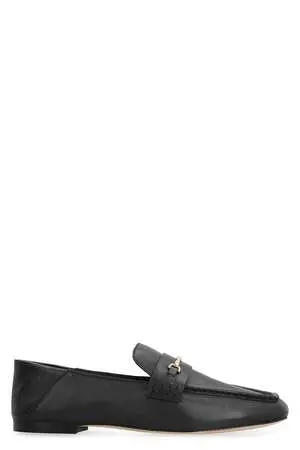 Michael Kors Lena Square-toe Loafers With Metal Horsebit