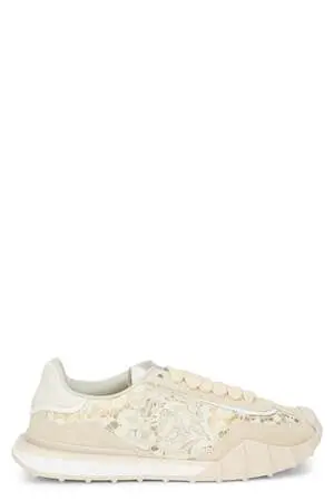 Dolce & Gabbana Lace Insert Low-top Sneakers