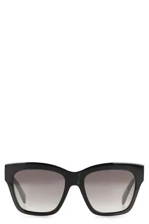 Celine Triomphe Cat-eye Sunglasses - Black