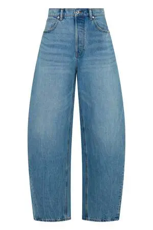 Alexander Wang High-waist Wide-leg Jeans With Belt - Denim
