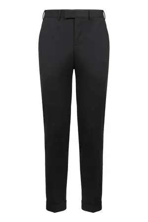 PT TORINO Wool-blend Chino Pants With Two Back Flap Pockets