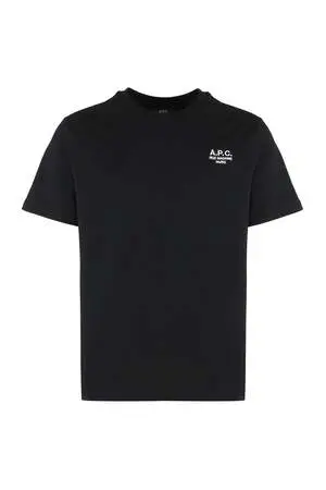 A.p.c. Standard Crew-neck T-shirt In Cotton - Black
