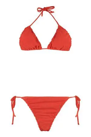 REINA OLGA Concetta Triangle Bikini - Orange