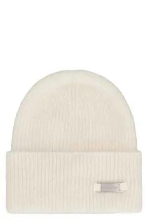 Canada Goose Alpaca Knit Beanie Hat For - Ivory