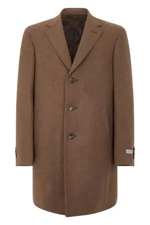 Canali Long Wool-cashmere Jacket