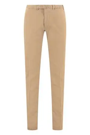 THE ALPHABET The Stretch Cotton Chino Trousers - Brown