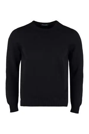 DRUMOHR Cotton Crew-neck Sweater - Blue