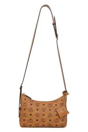 Mcm Aren Soft-shape Shoulder Handbag - Camel