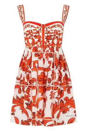 Dolce & Gabbana Sleeveless Mini Dress - Red