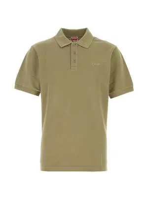 Kenzo Signature Slim Polo - Khaki