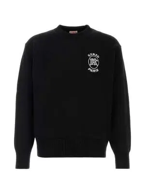 Kenzo Emblem Crewneck Jumper - Black