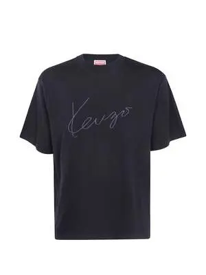 Kenzo Logo-embroidered T-shirt
