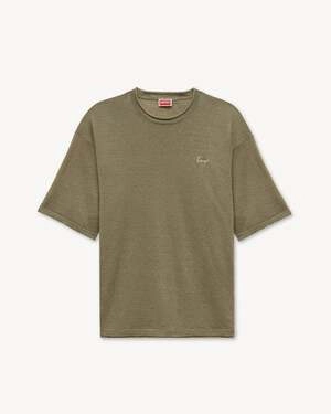 Kenzo Polo T-shirt Top - Khaki