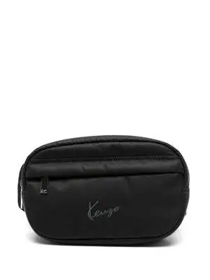 Kenzo Nylon Belt Crossbody Handbag - Black