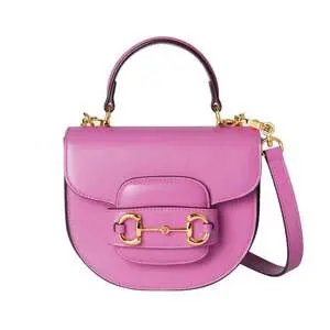 Gucci Michel Horsebit Handbag - Librepink