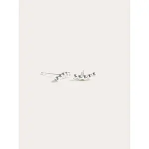 ABLE Caesar Stud Earrings - Silver