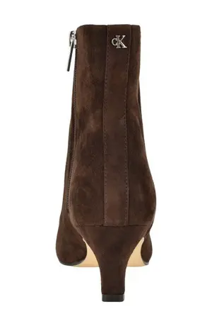 Calvin Klein Promise Kitten Heel Bootie - Brown