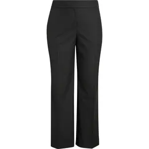 KASPER Flat Front Pants - Black