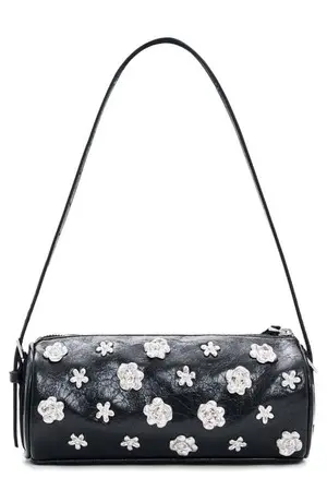 Desigual Small Faux Leather Barrel Shoulder Bag