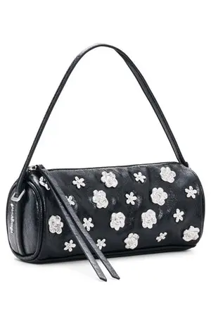 Desigual Small Faux Leather Barrel Shoulder Bag