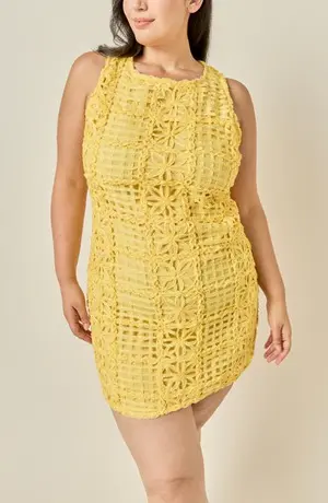 Endless Rose Floral Lace Minidress