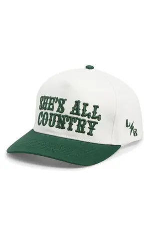 LOCAL BEACH She's All Country Baseball Cap