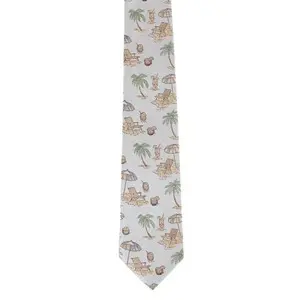 Trafalgar Beach Getaway Silk Necktie