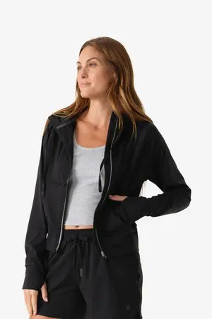 FIELDSHEER Everyday Full Zip Hoodie - Black