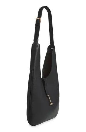 TOM FORD Kara Grained Leather Hobo Bag