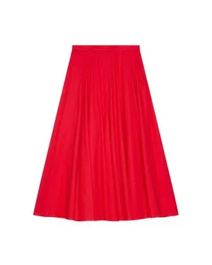 Mint Velvet Cotton Full Midi Skirt