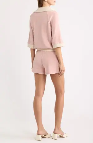 PETAL & PUP Greta 2-piece Knitted Short Set